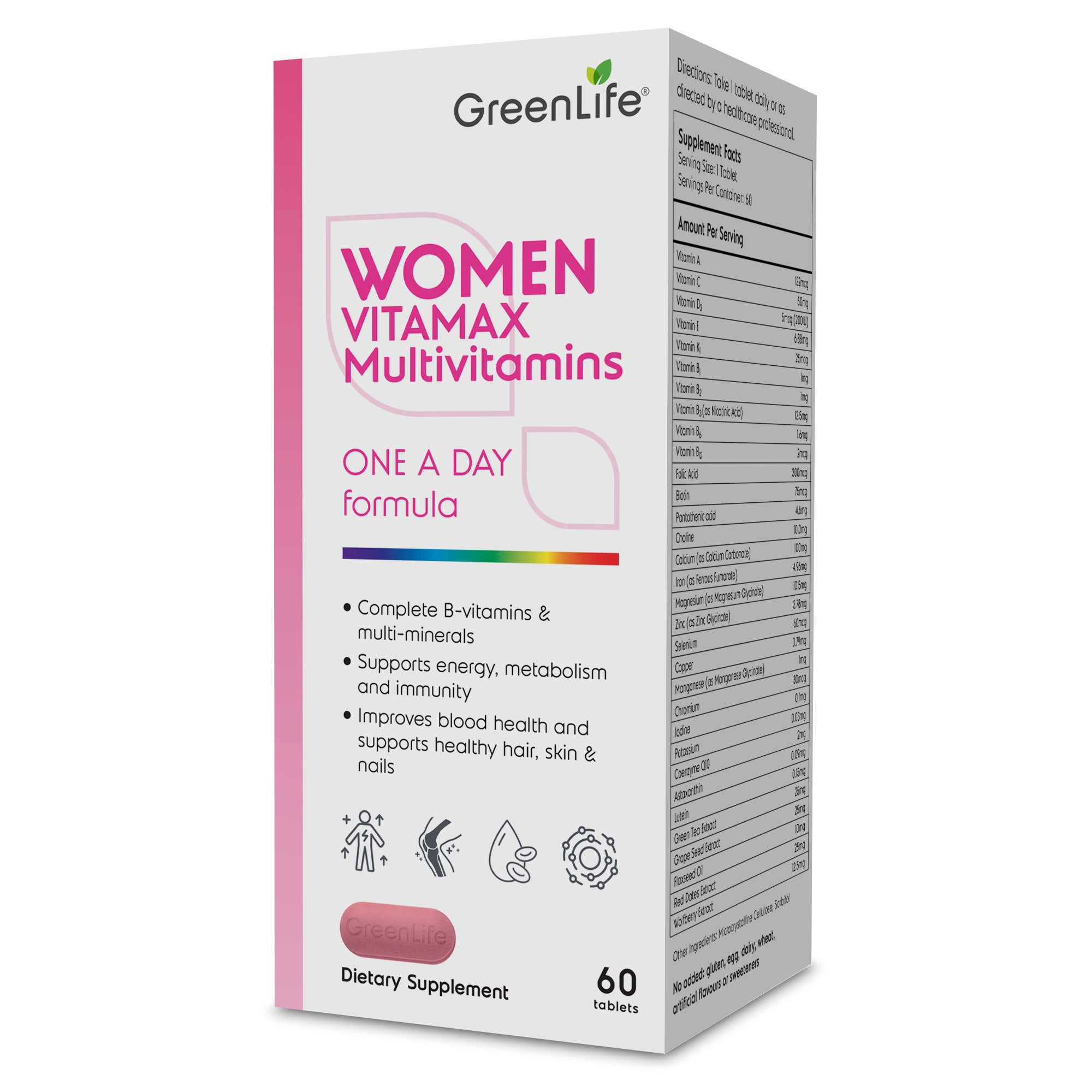Vitamax Women Multivitamins 30 or 60 Tablets – Onelife Singapore