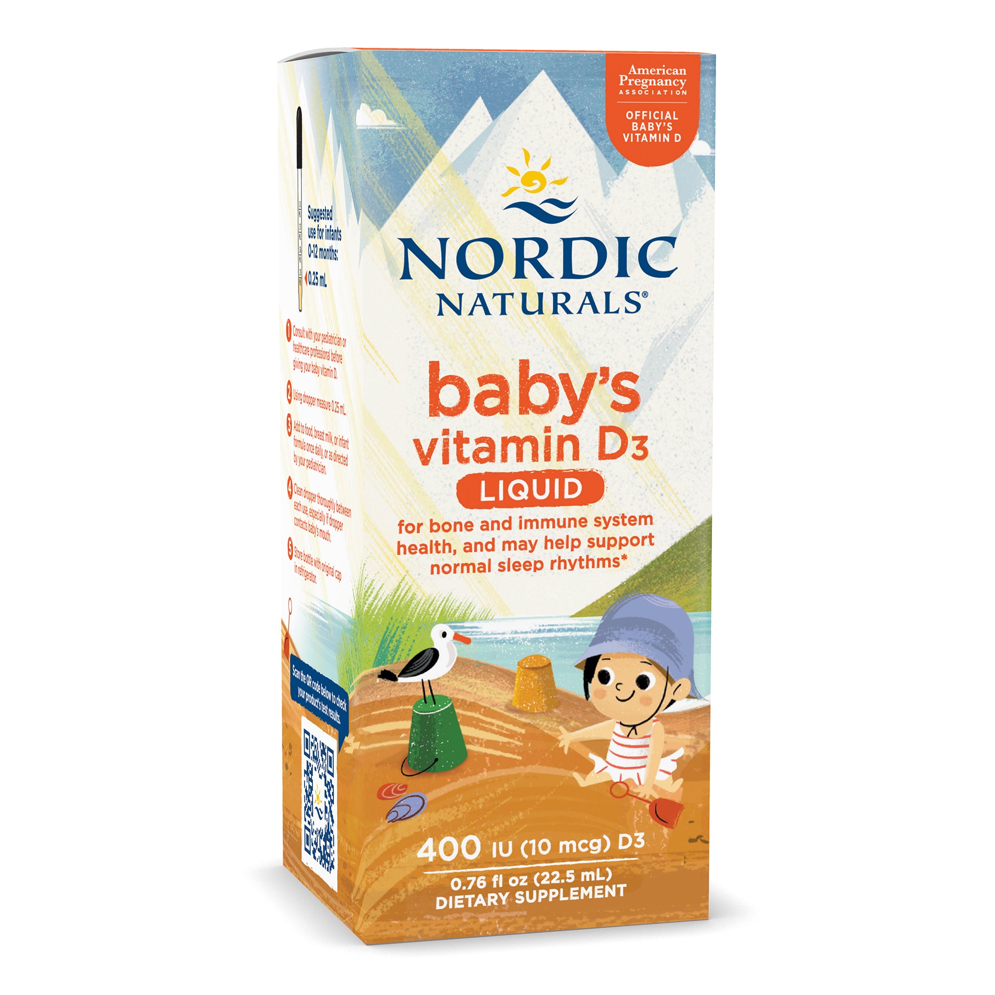 Baby's Vitamin D3 400IU 11ml - OneLife Singapore – Onelife Singapore