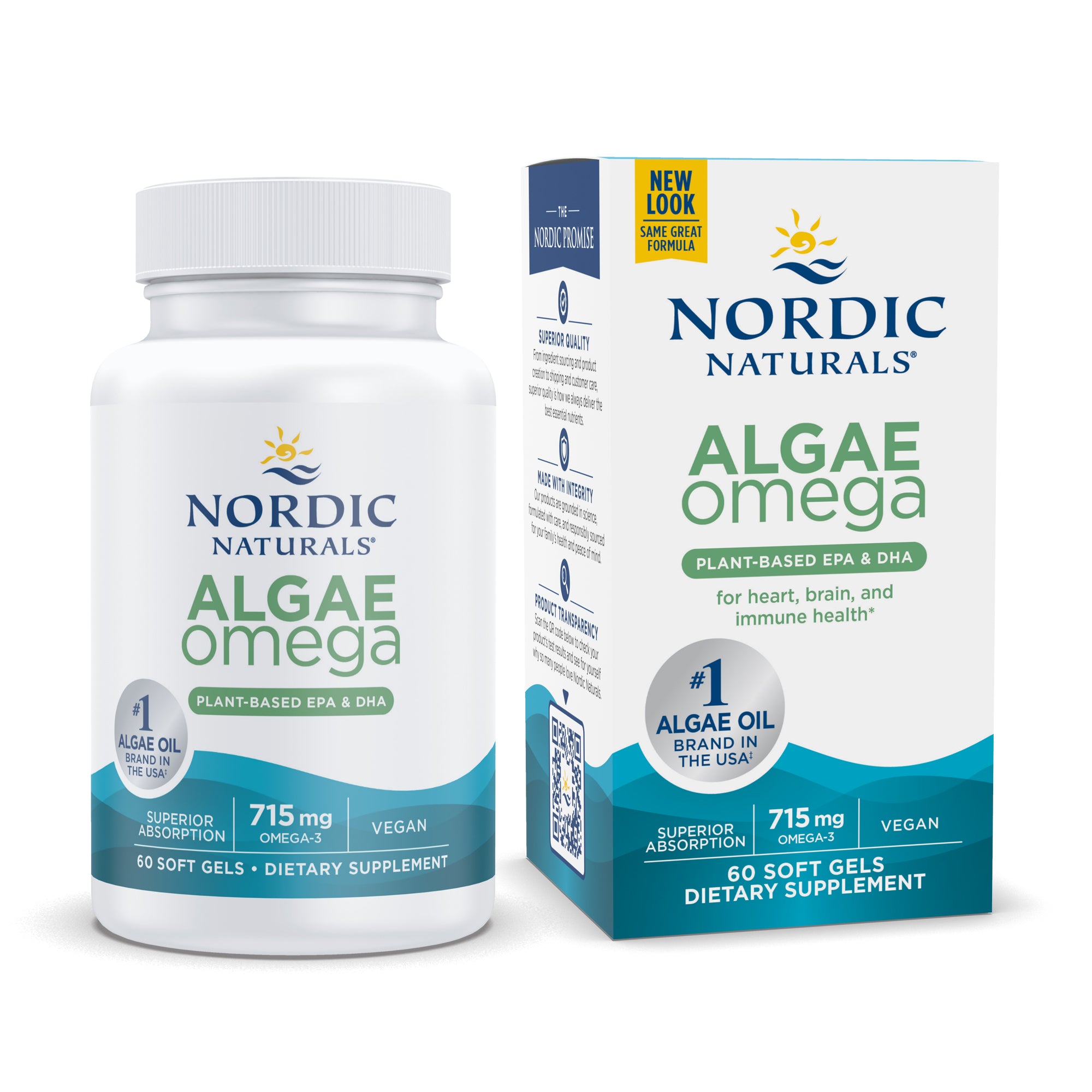 Algae Omega 60 softgels - OneLife Singapore – Onelife Singapore
